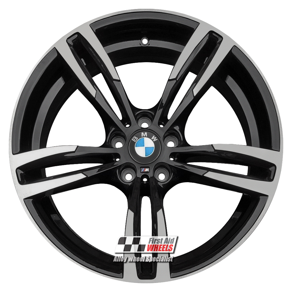 R348DSL EXCHANGE SERVICE - BMW M2 M3 M4 4x19" GENUINE STYLE 437M GLOSS ...